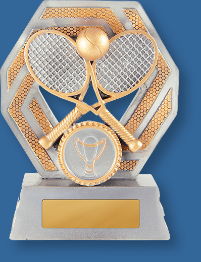 634-12_e Titan Series Resin Tennis Trophy • Sydney Awards & Trophies