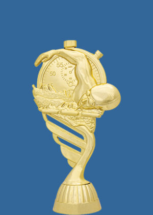 FX120t Gold Plastic Swimming Trophy Figurine (with thread for base ...